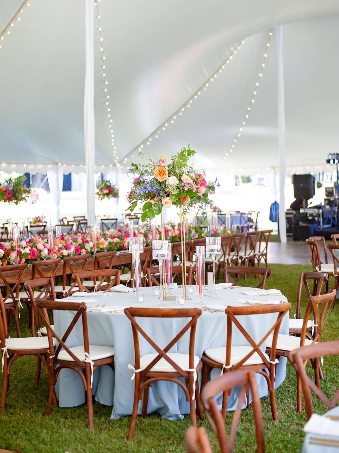 Colorburst Tented Wedding | Atlanta Real Wedding - Event Rentals ...